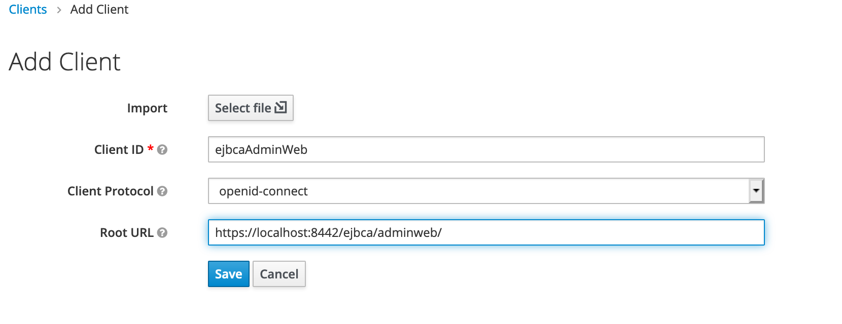 Setting up OAuth Using Keycloak